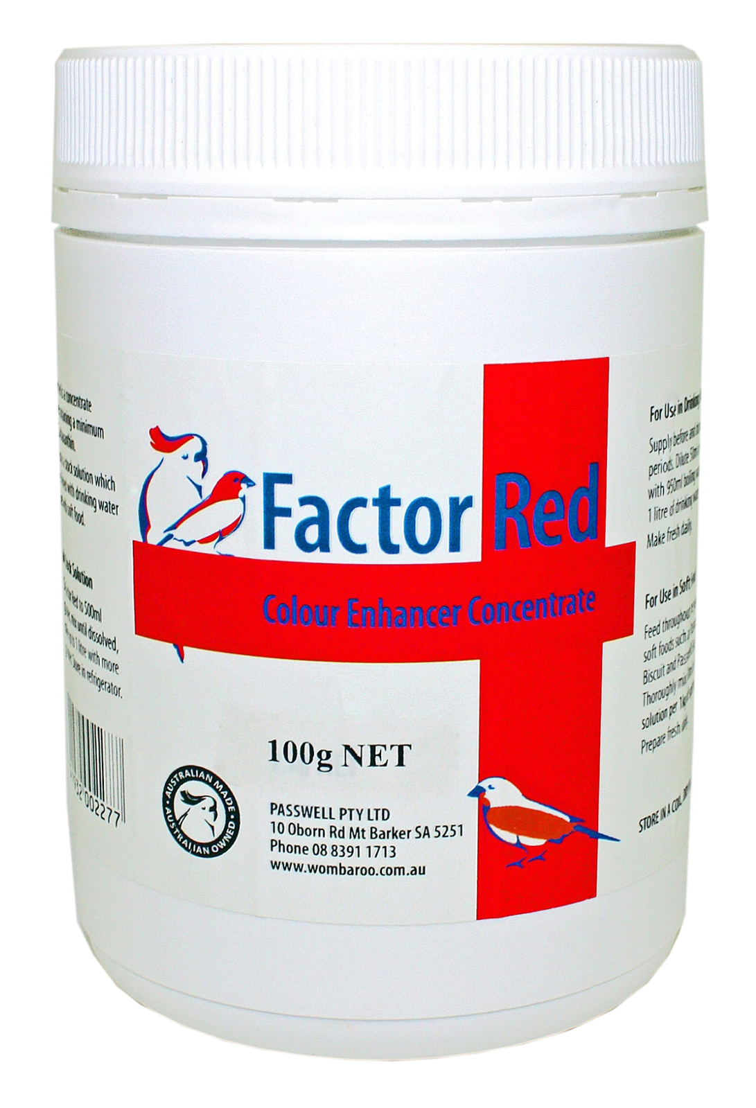 Factor Red 25g - Wombaroo