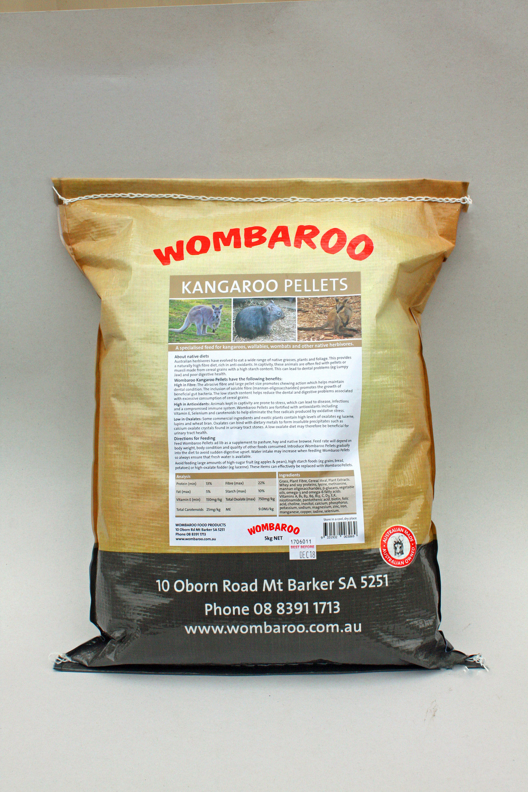 Kangaroo Pellets - Wombaroo