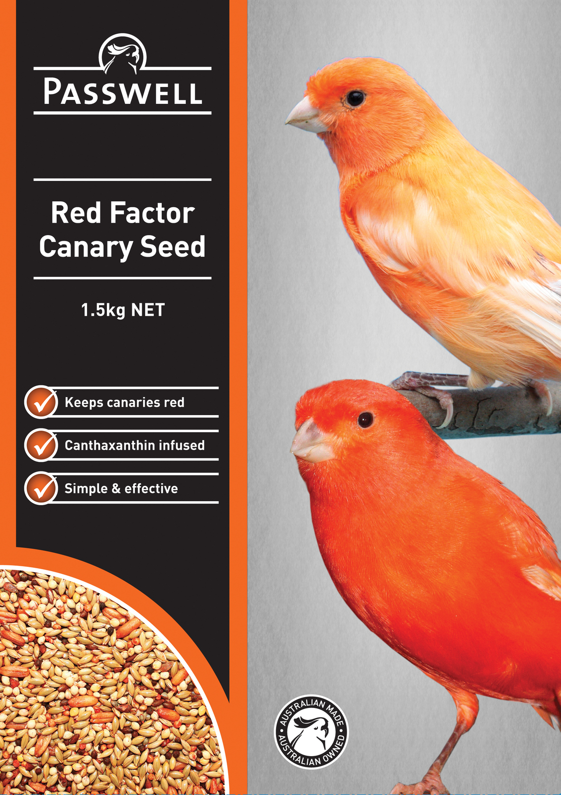 Red Factor Canary Seed - Wombaroo